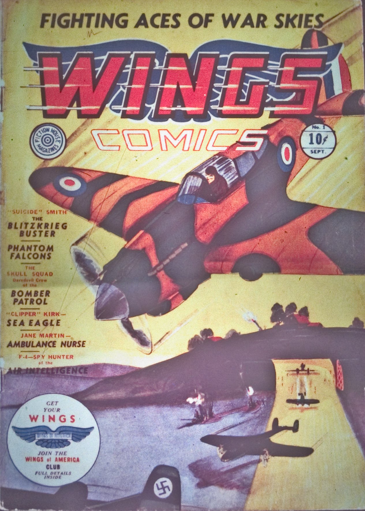 Wings Comics #1 by Fiction House | Goodreads