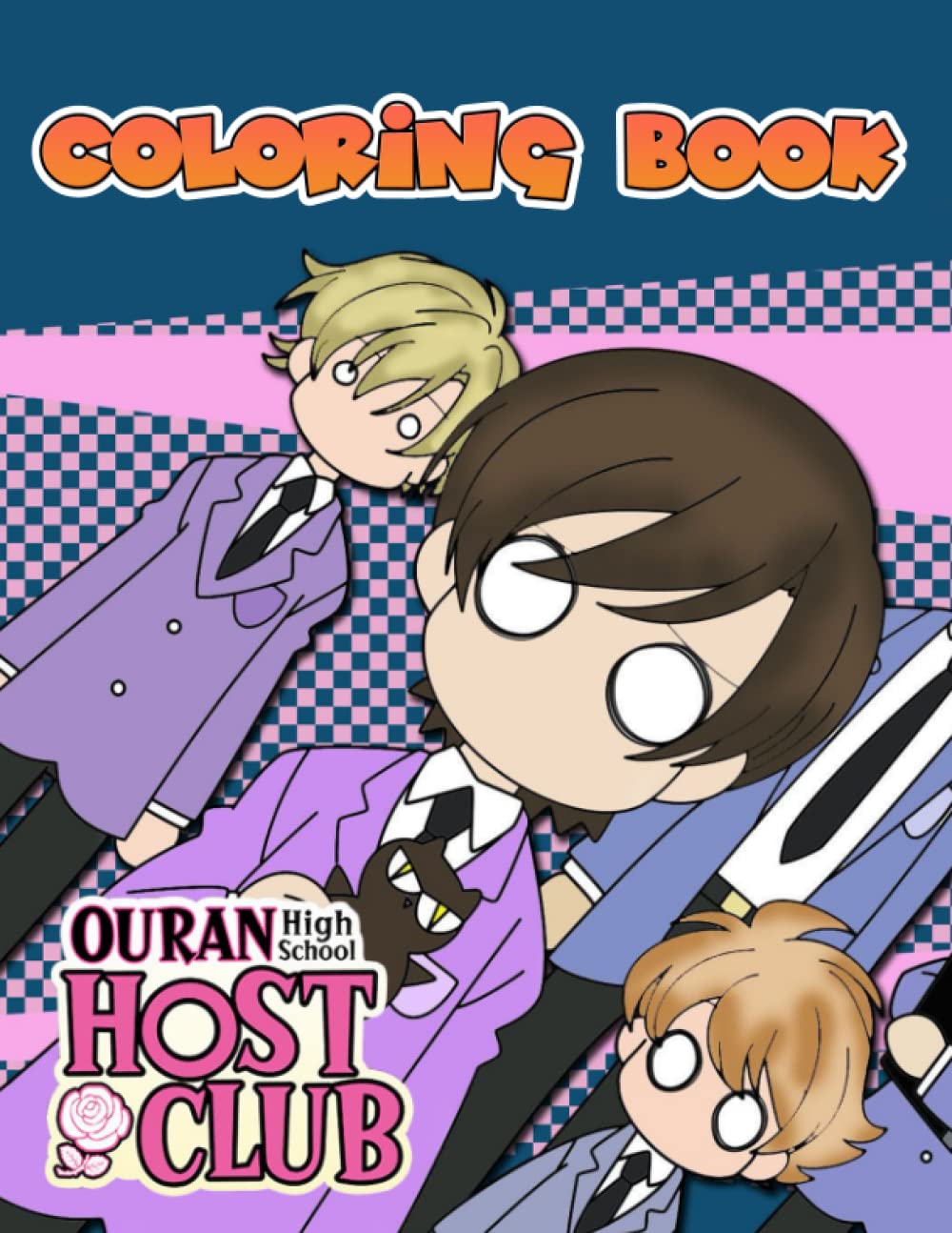 Ourán High Schòol Hóst Club Coloring Book: Perfect Coloring Book For ...