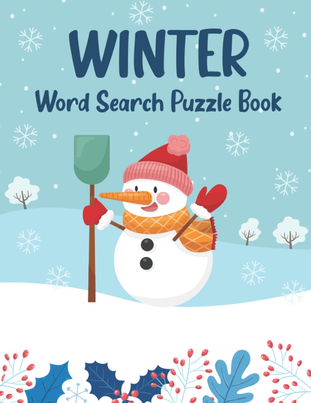 Winter Word Search Puzzle Book: Holiday Word Search Puzzle Books For ...