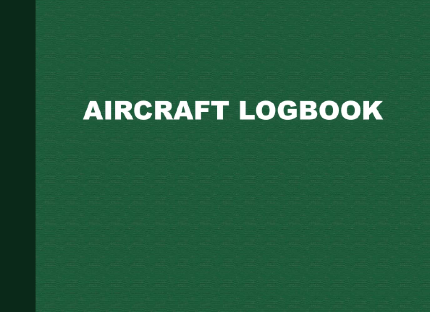 Aircraft Logbook: Aircraft Maintenance Log | Aircraft Log Book by ...