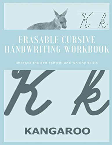 Erasable Cursive Handwriting Workbook: Intro to Cursive by Prathed ...