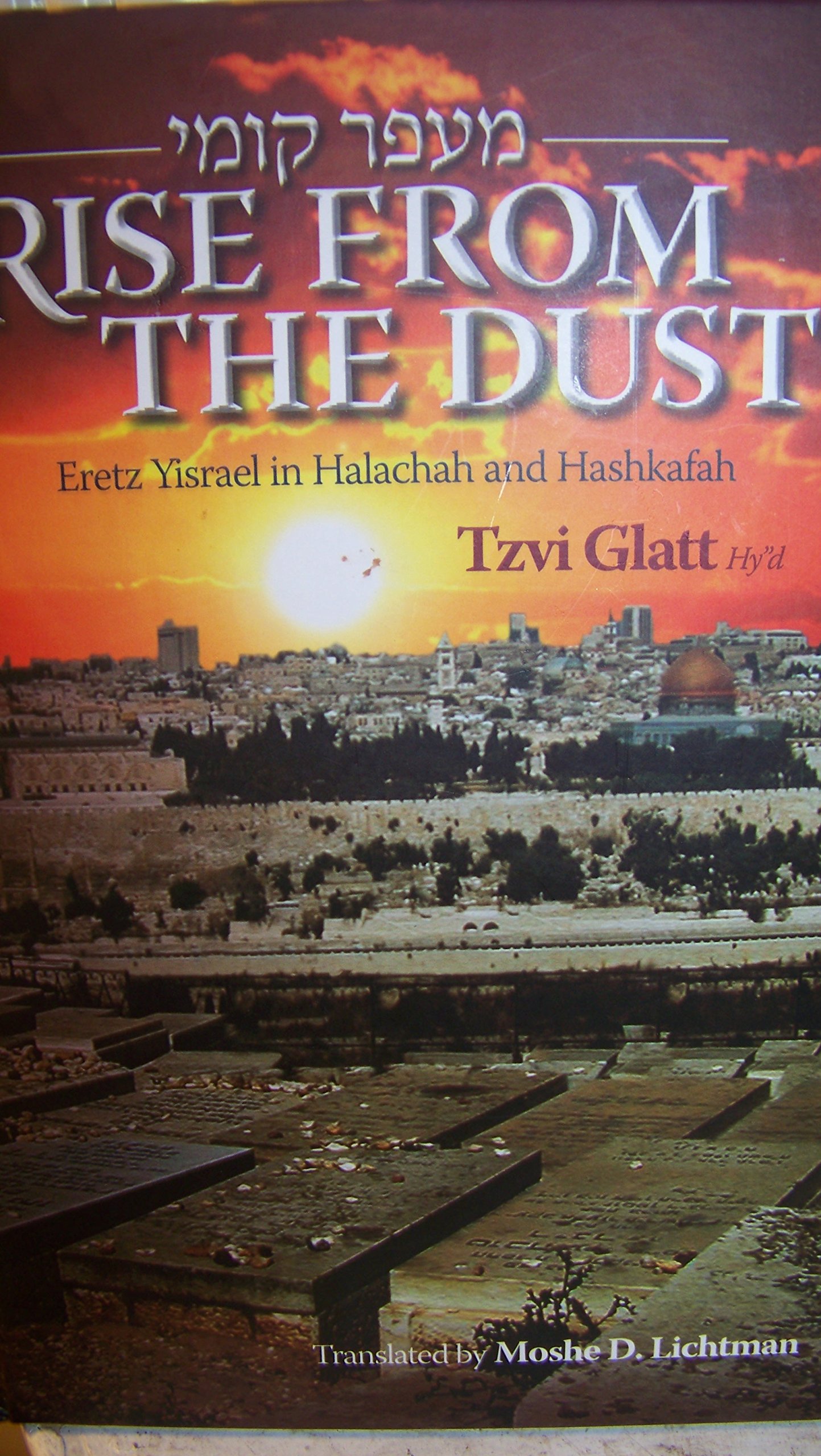 Rise From the Dust Eretz Yisrael in Halachah and Hashkafah by Tzvi ...