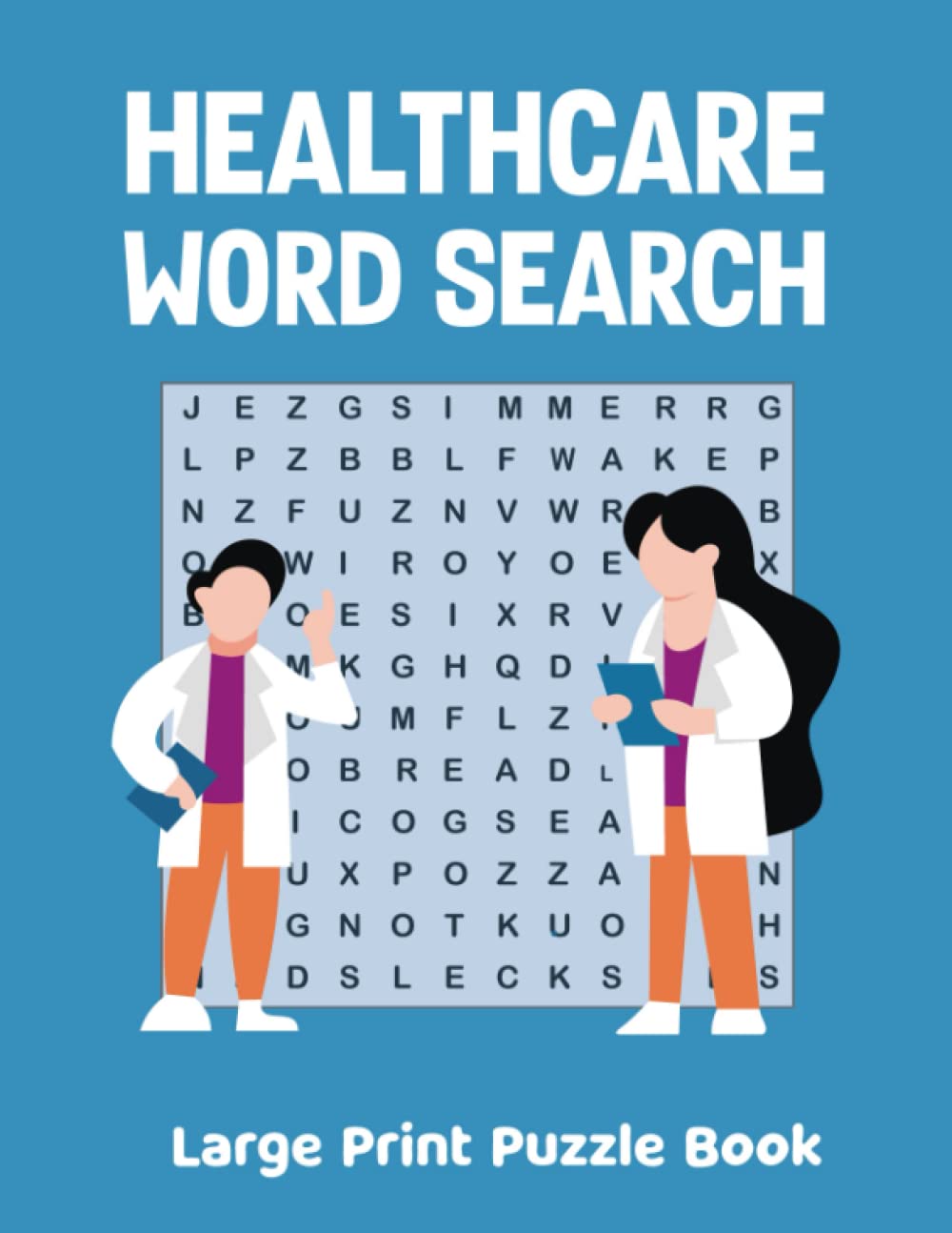 Healthcare Word Search Puzzles Book For Adults: Healthcare Word ...