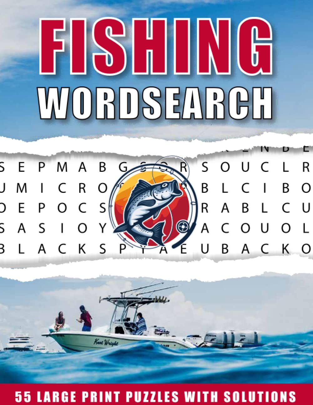 Fishing Activity Book For Kids And Adults | High Frequency Words ...
