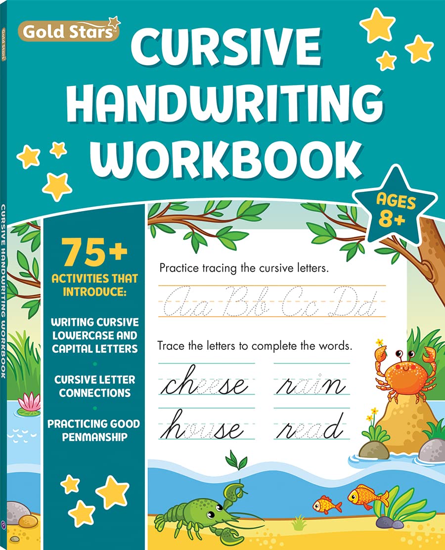 Cursive Handwriting Workbook for Kids Ages 8-12: 75+ Activities ...