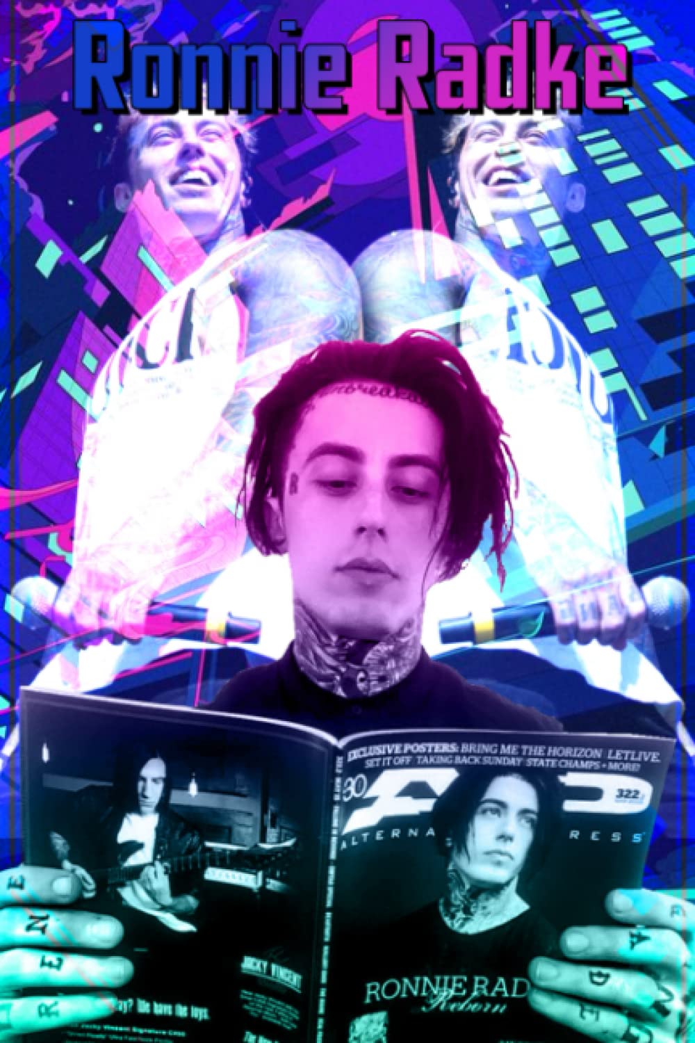 Ronnie Radke Notebook: Cute College Wide Ruled Journal Notebook for ...