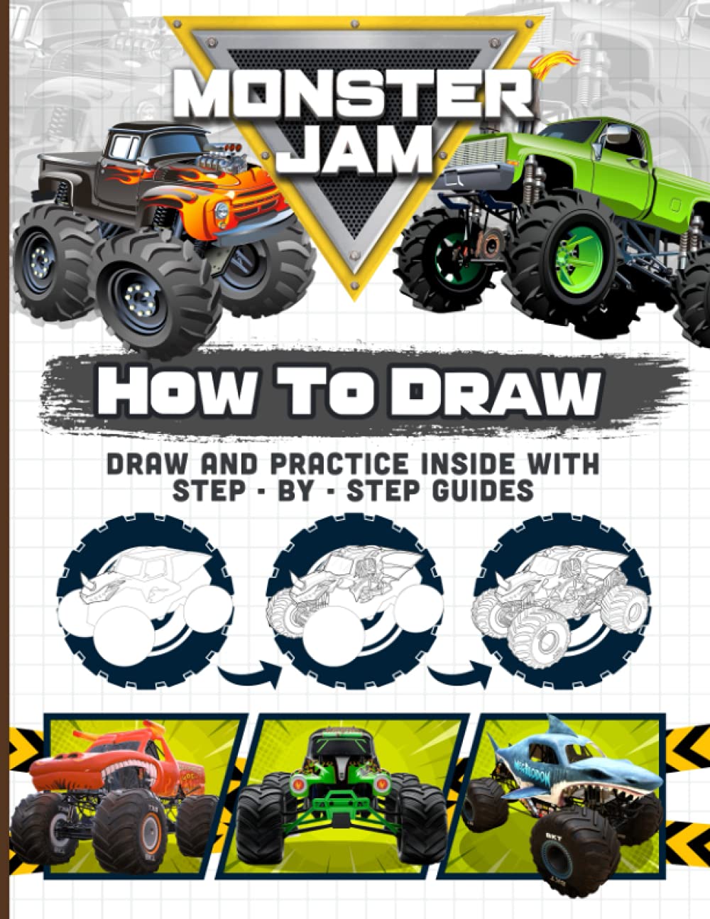 How to Draw Monster Jam: Easy Techniques And Step-by-Step Drawings ...