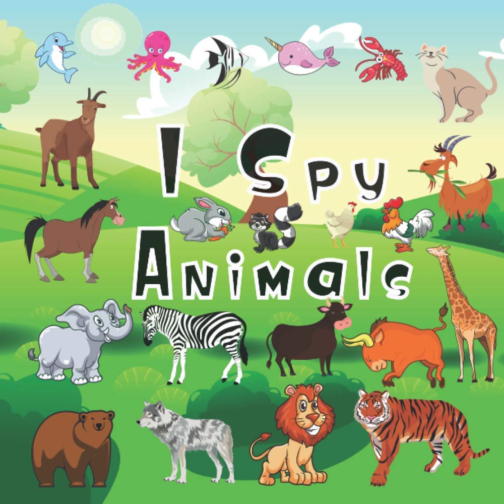 I Spy Animals: A Fun Interactive Xmas Guessing Game For Toddler and ...