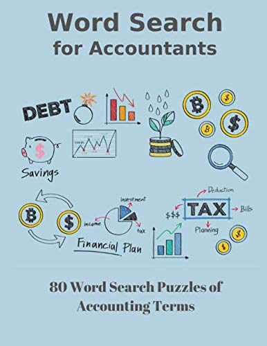 Word Search for Accountants: 80 Word Search Puzzles of Accounting Terms ...