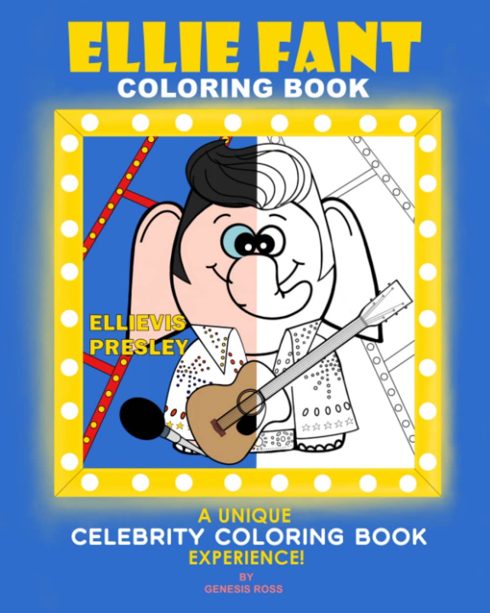 ELLIE FANT COLORING BOOK: A Unique Celebrity Coloring Book Experience ...