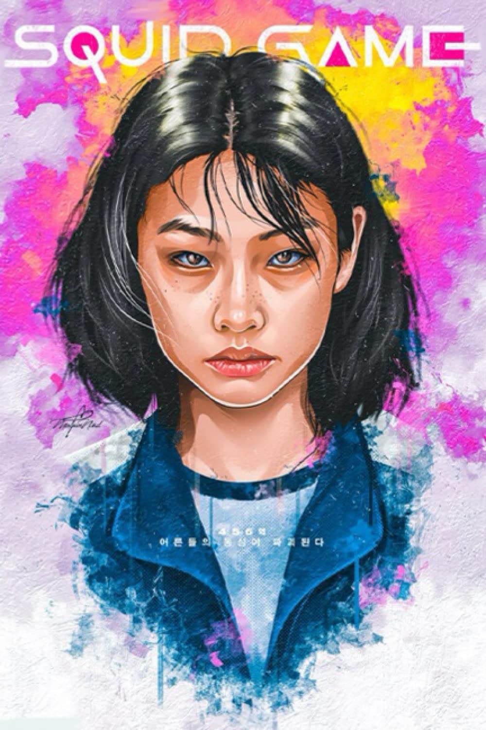 squid game: player 067,squid game notebook, amazing notebook to series ...