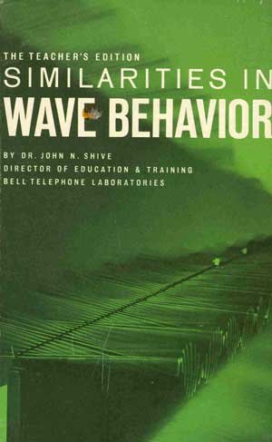 Similarities in Wave Behavior by John N. Shive | Goodreads