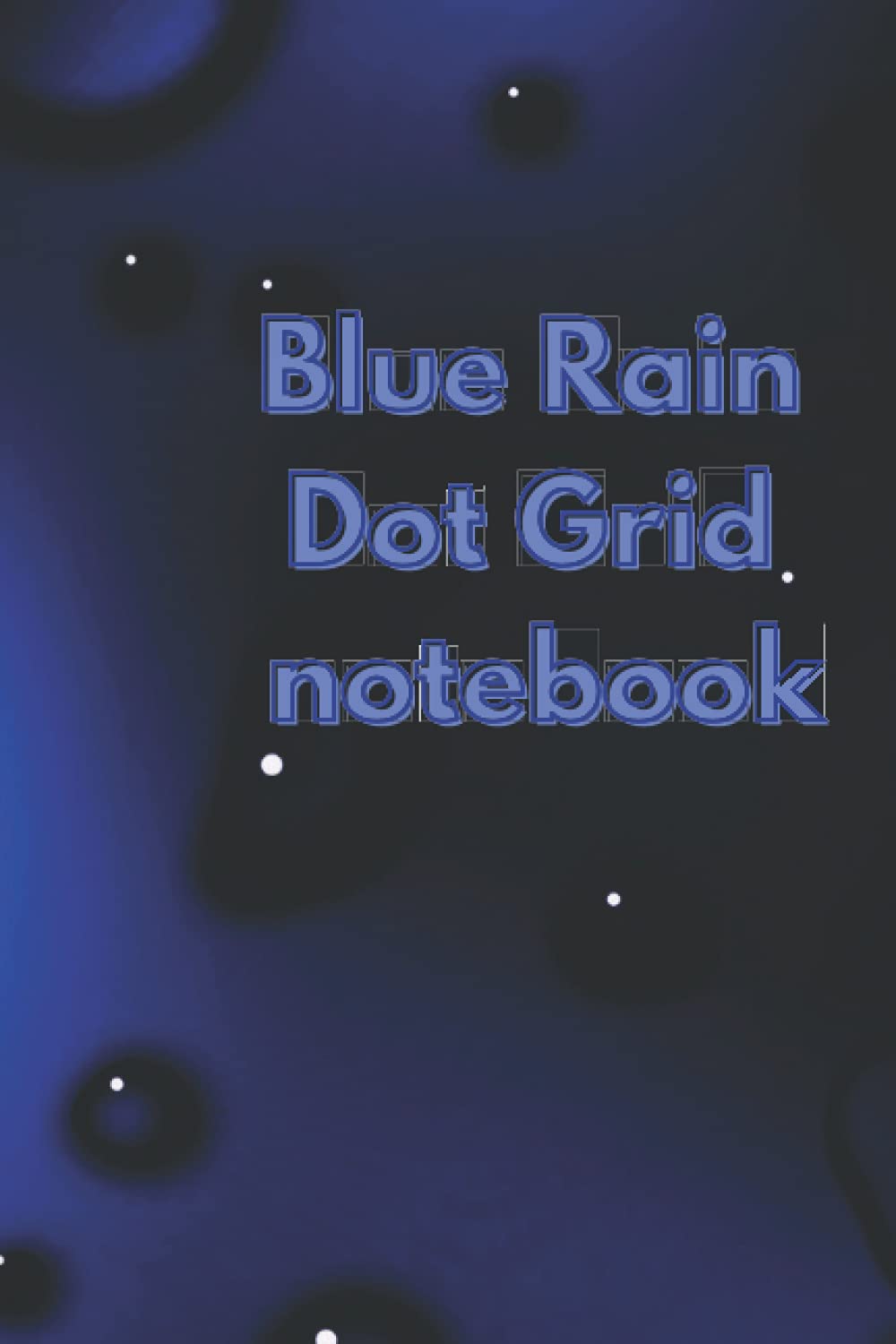 Blue Rain Dot Grid Graph Notebook For Isometric Math Matrices More