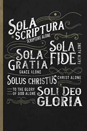Sermon Journal: Five Solas Cover • Organized & Guided Message Notes by ...