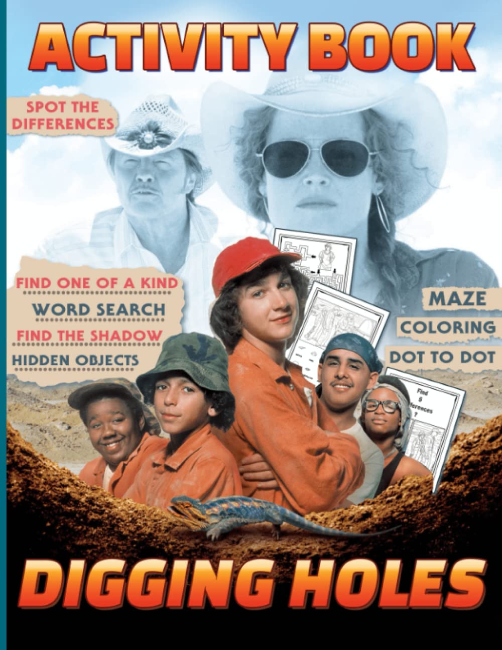 Digging Holes Activity Book: Books Crosswords Puzzles Christmas Gifts ...