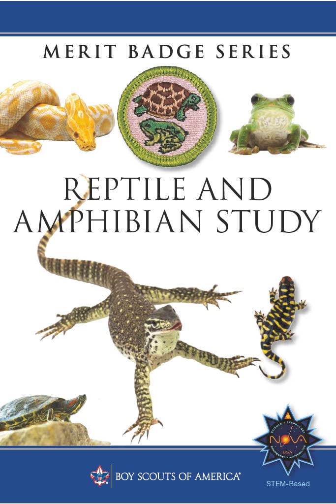 Reptile and Amphibian Study Merit Badge Pamphlet by Boy Scouts of ...