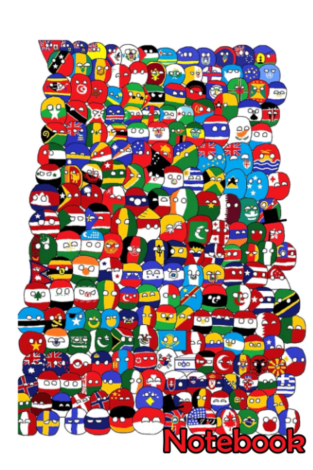 Countryball Notebook: - 6 x 9 inches with 110 pages by Abel Unokan ...