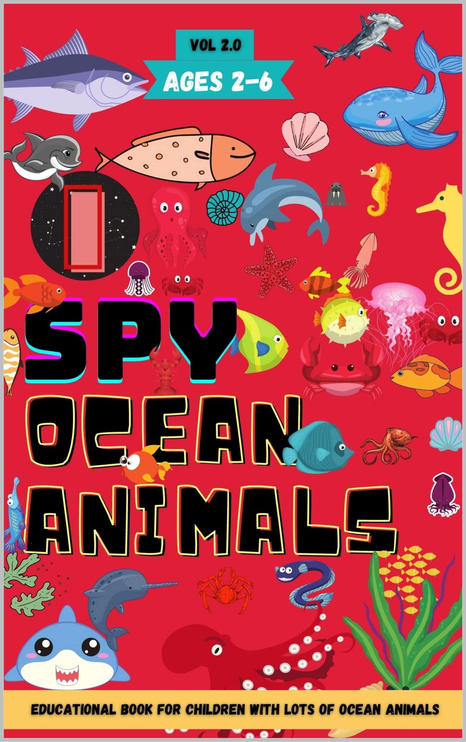 I SPY OCEAN ANIMALS: Educational Book for Children With Lots Of Ocean ...