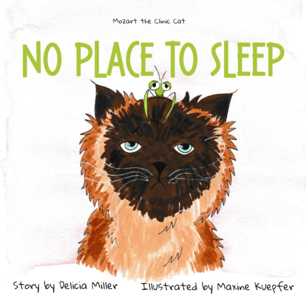 No Place to Sleep (Mozart the Clinic Cat) by Delicia Miller | Goodreads