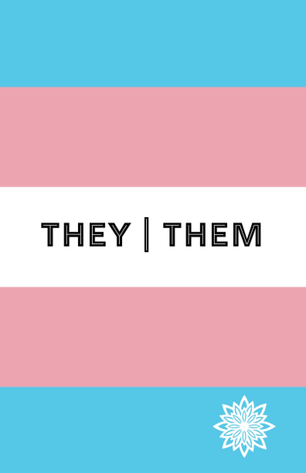 They Them Transgender Pride Flag Notebook by Gomez Deluxe Designs ...