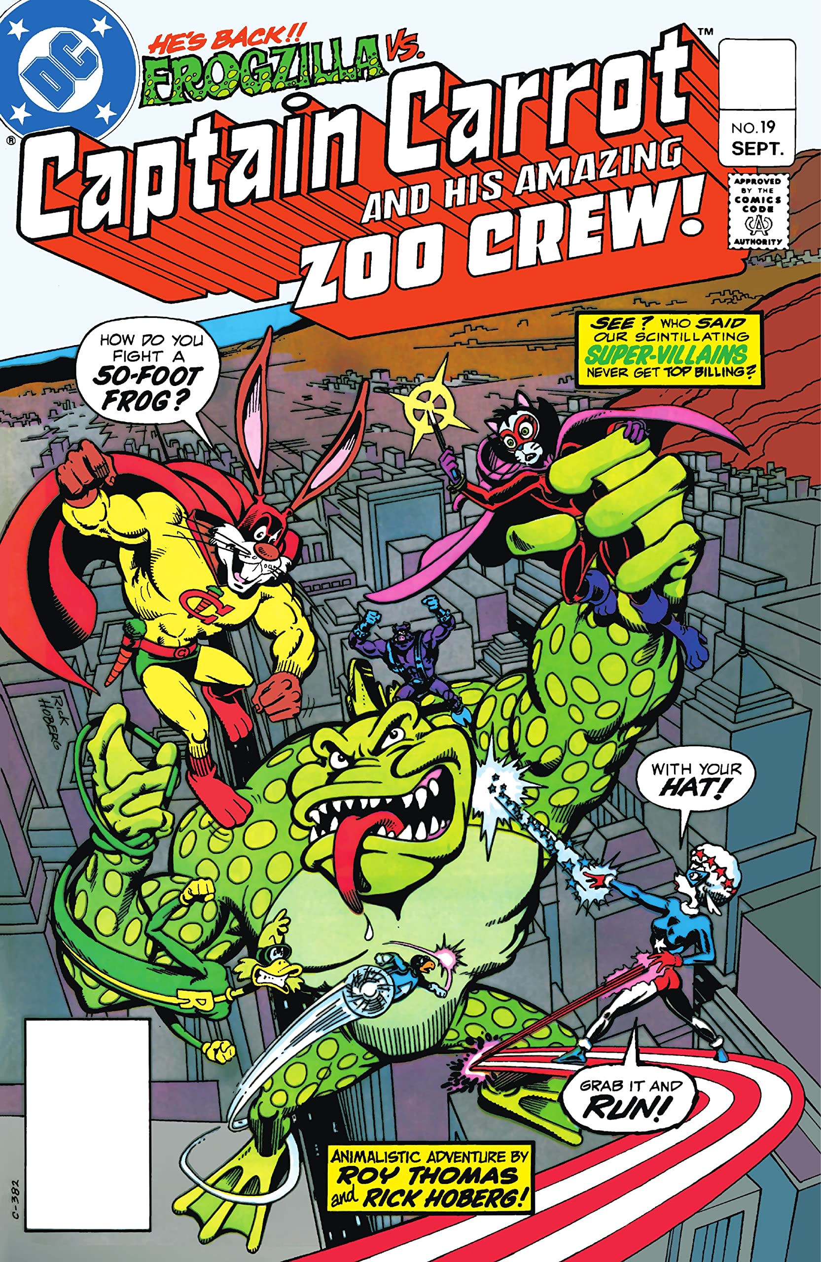 Frogzilla vs. Captain Carrot and His Amazing Zoo Crew [#19] by Scott ...