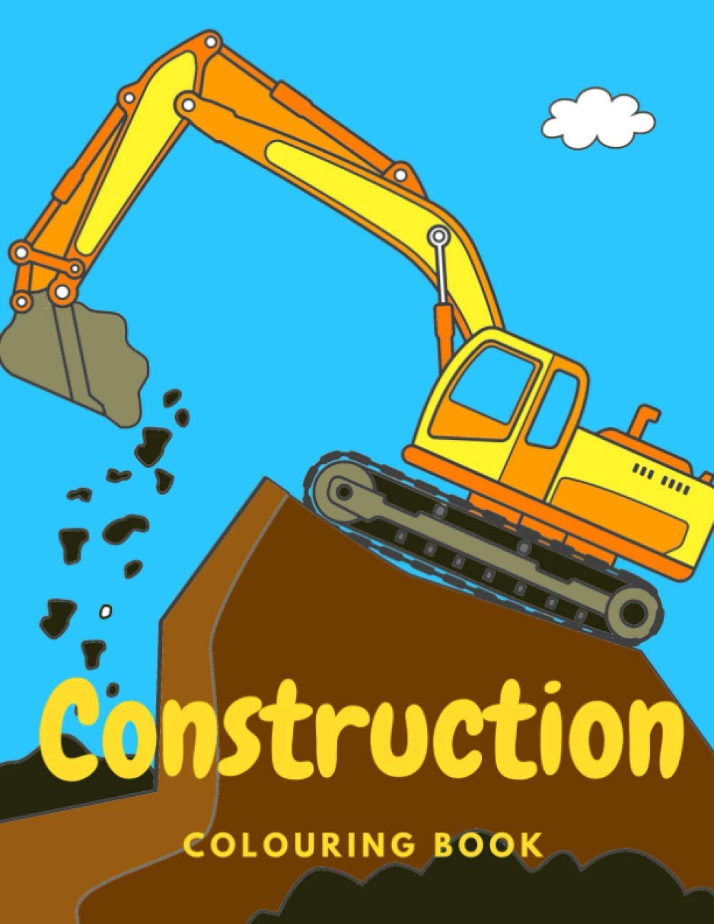 Construction Colouring Book: For Children: 40 pages of Awesome Designs ...
