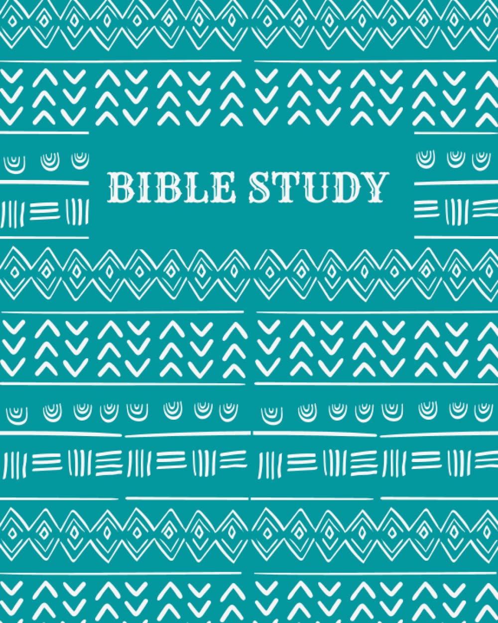 TURQUOISE AZTEC BOHO BIBLE STUDY JOURNAL by DESTINEE NICOLE PIZANO ...