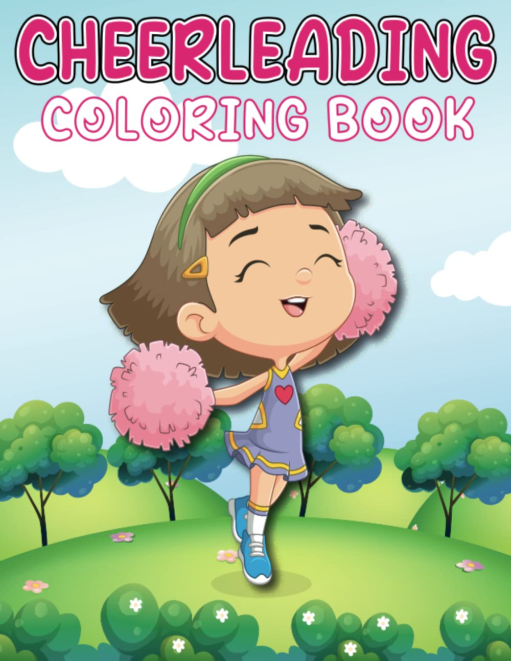 Cheerleading coloring book: cheerleading books for teens, tween ...