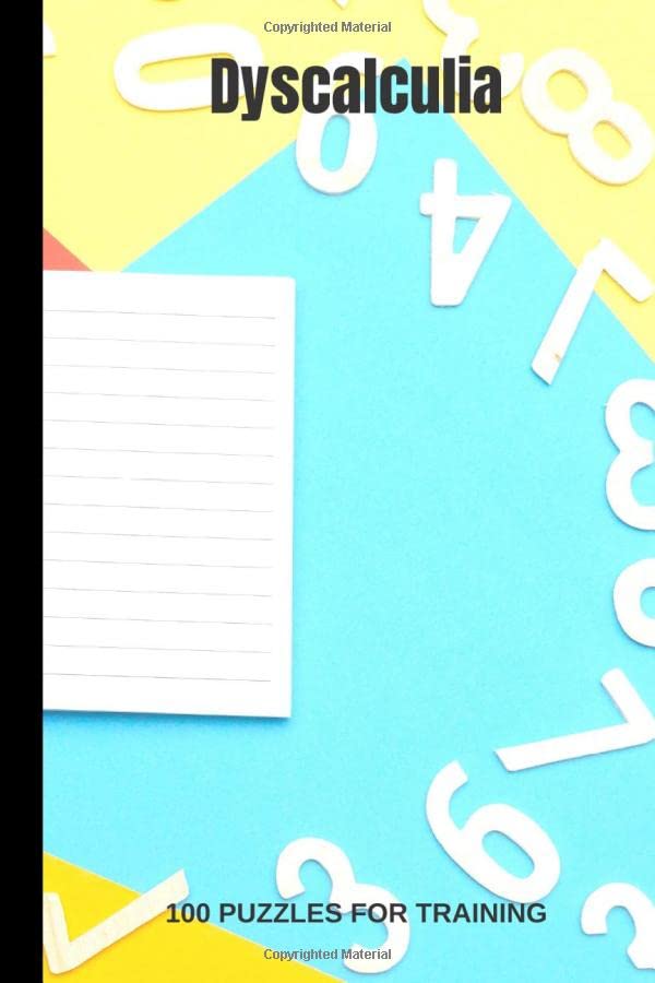 Dyscalculia: 100 Puzzles for Training | Child and Adult | 120 pages ...