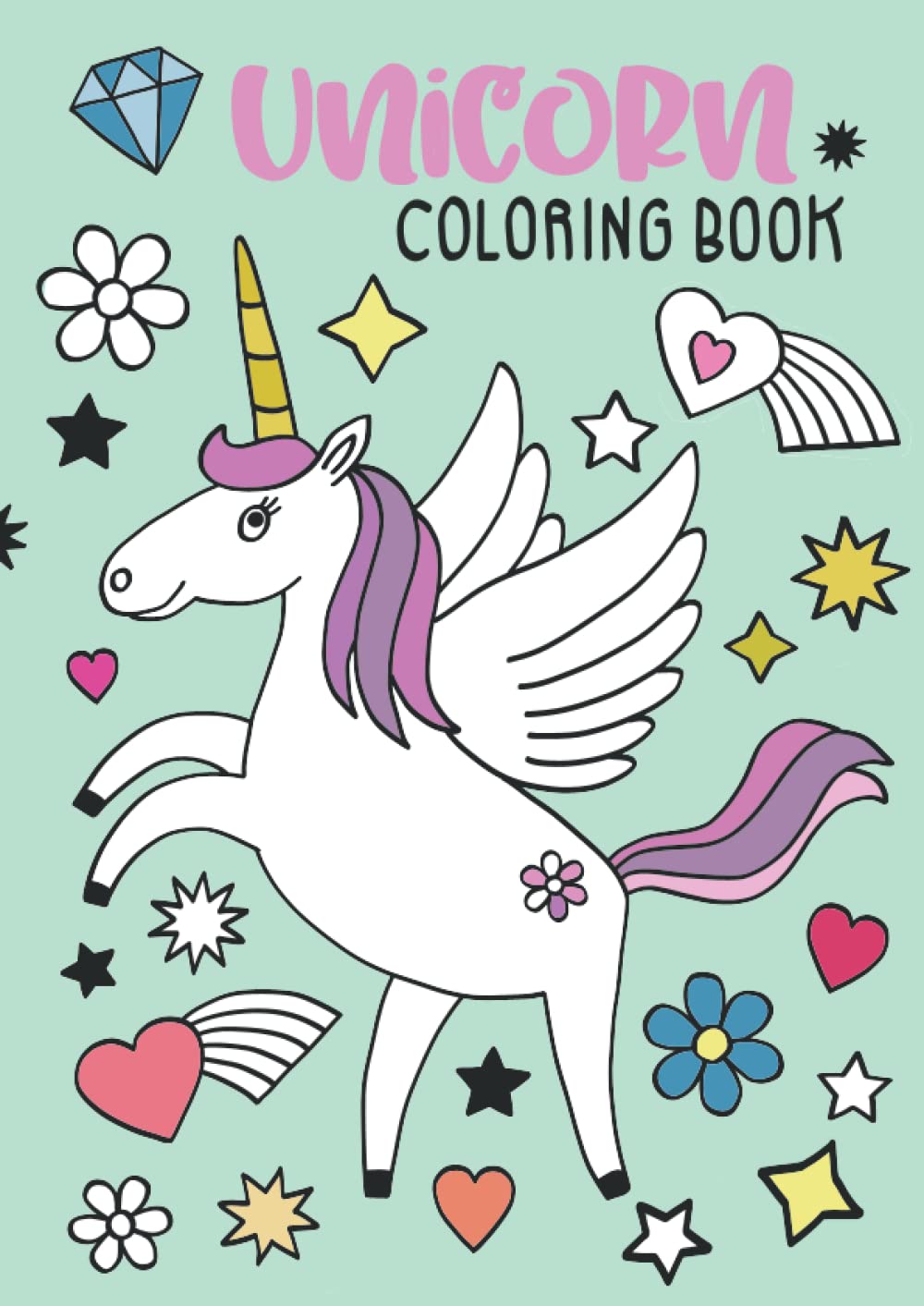 Unicorn Coloring Book: For Kids and Adults by Luna Black | Goodreads