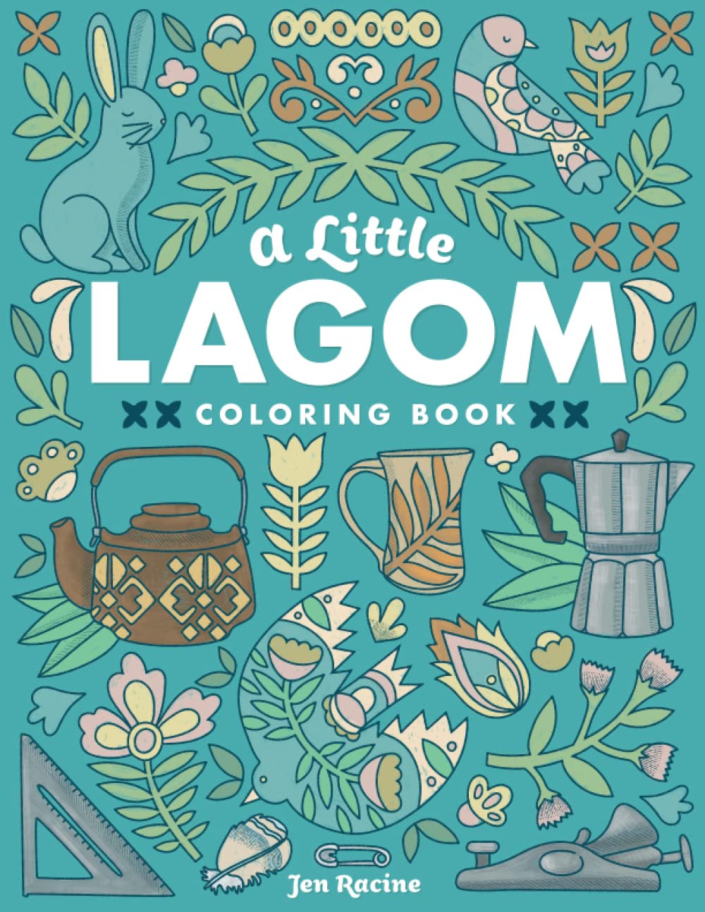 A Little Lagom Coloring Book: Scandinavian Inspired Balance & Harmony ...