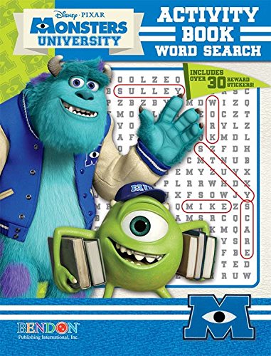 Disney*Pixar Monsters University Activity Book Word Search by Disney ...