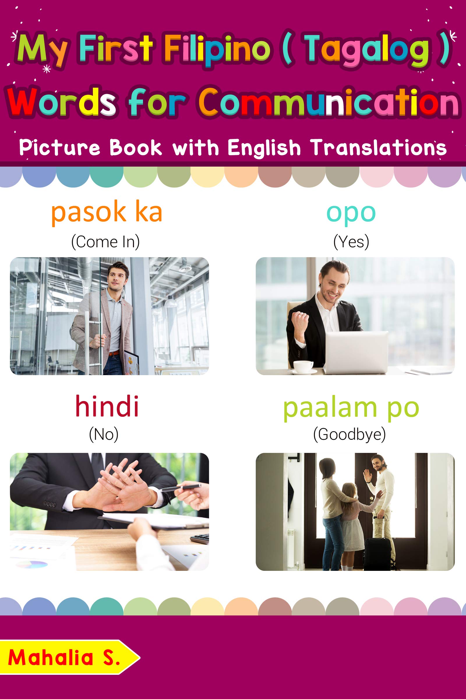 My First Filipino (Tagalog) Words for Communication Picture Book with ...