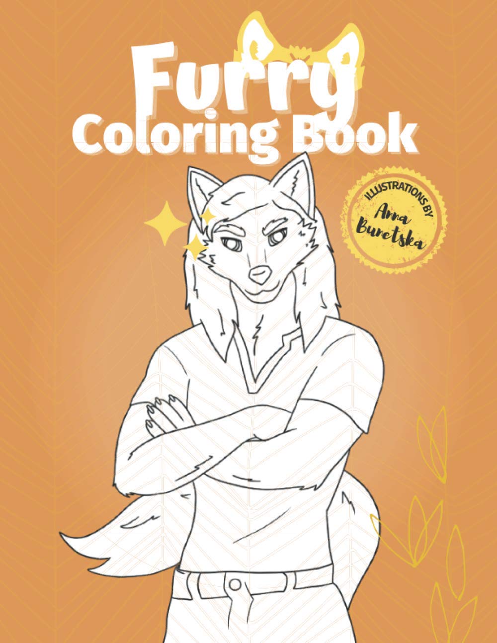 Furry Coloring Book: 25 Illustrations of Cute and Funny Fursonas for ...