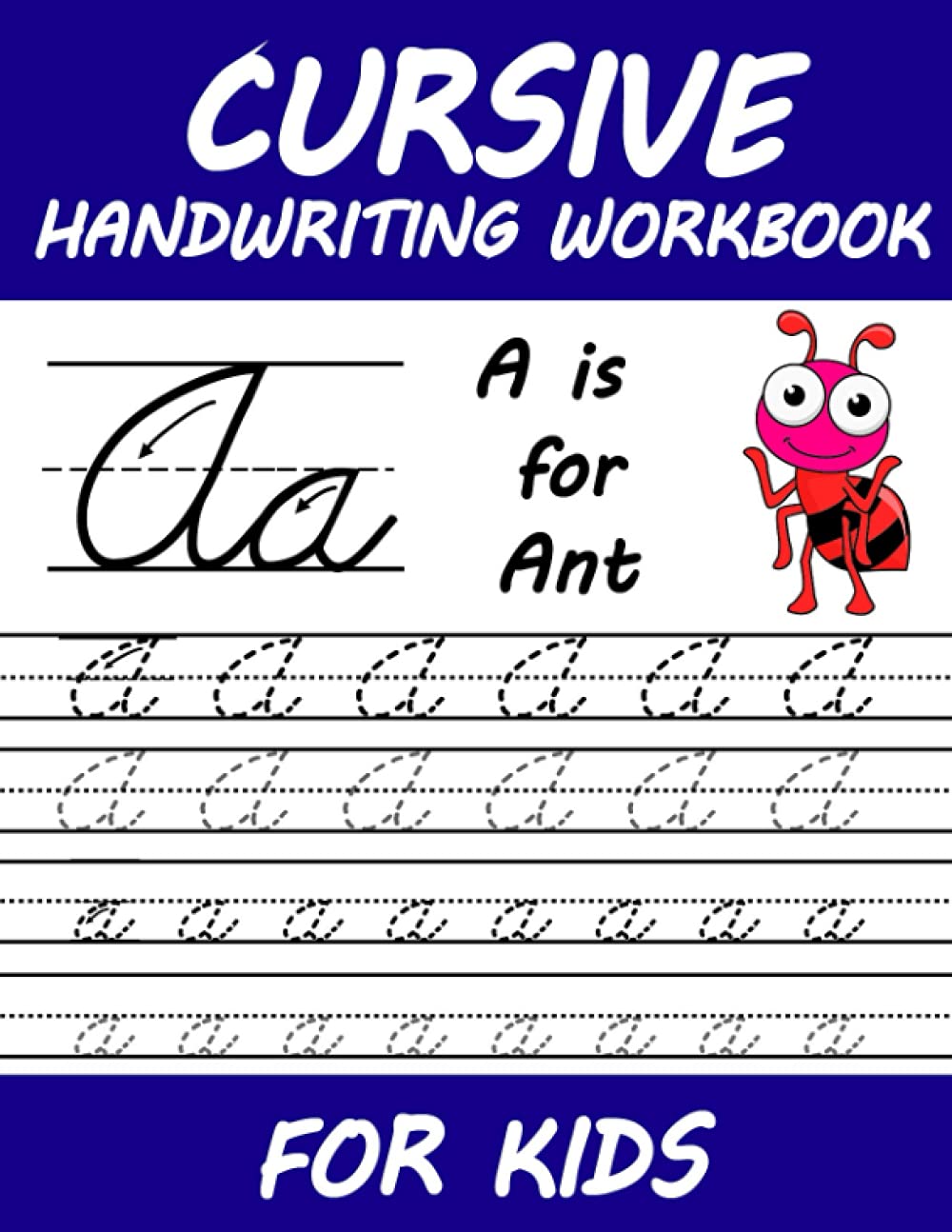 Cursive handwriting workbook for kids: Learn cursive writing book for ...