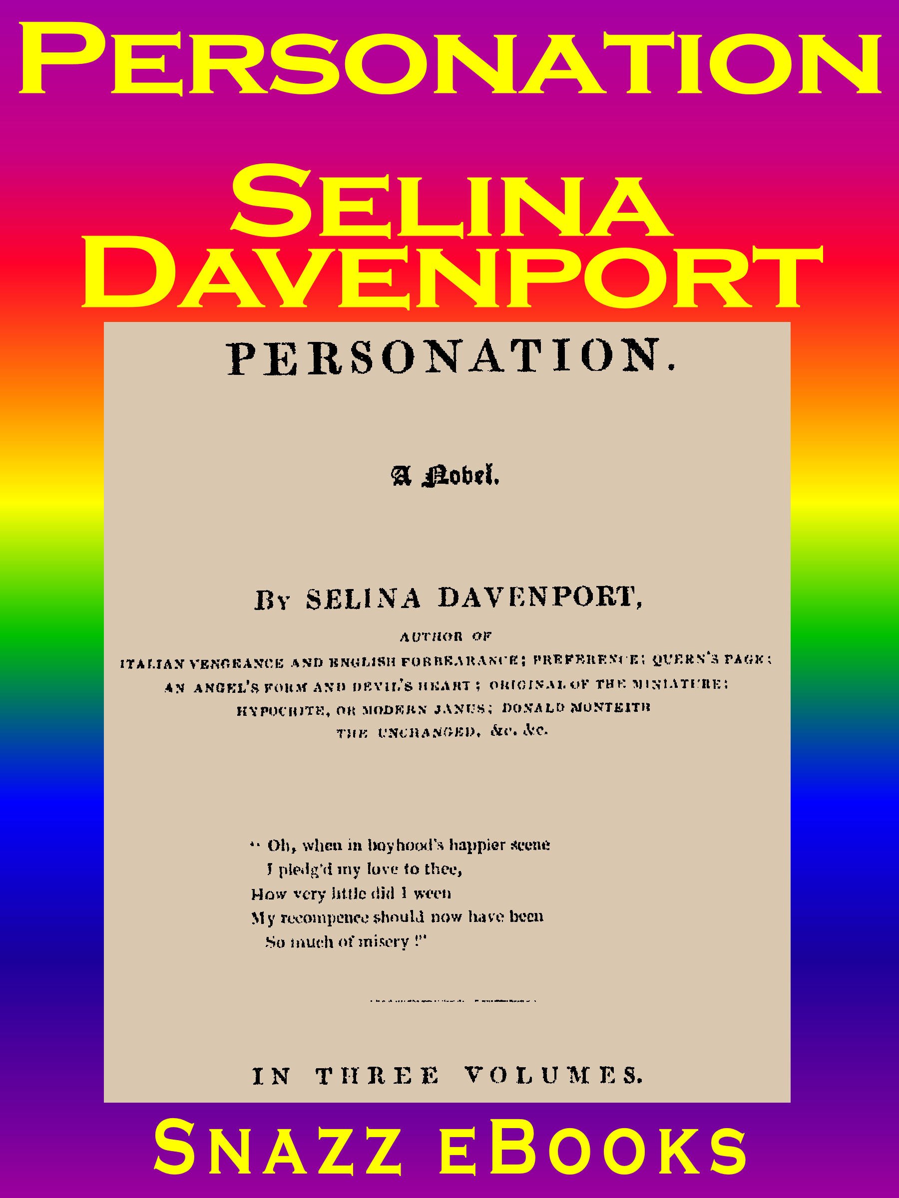 Personation by Selina Davenport | Goodreads