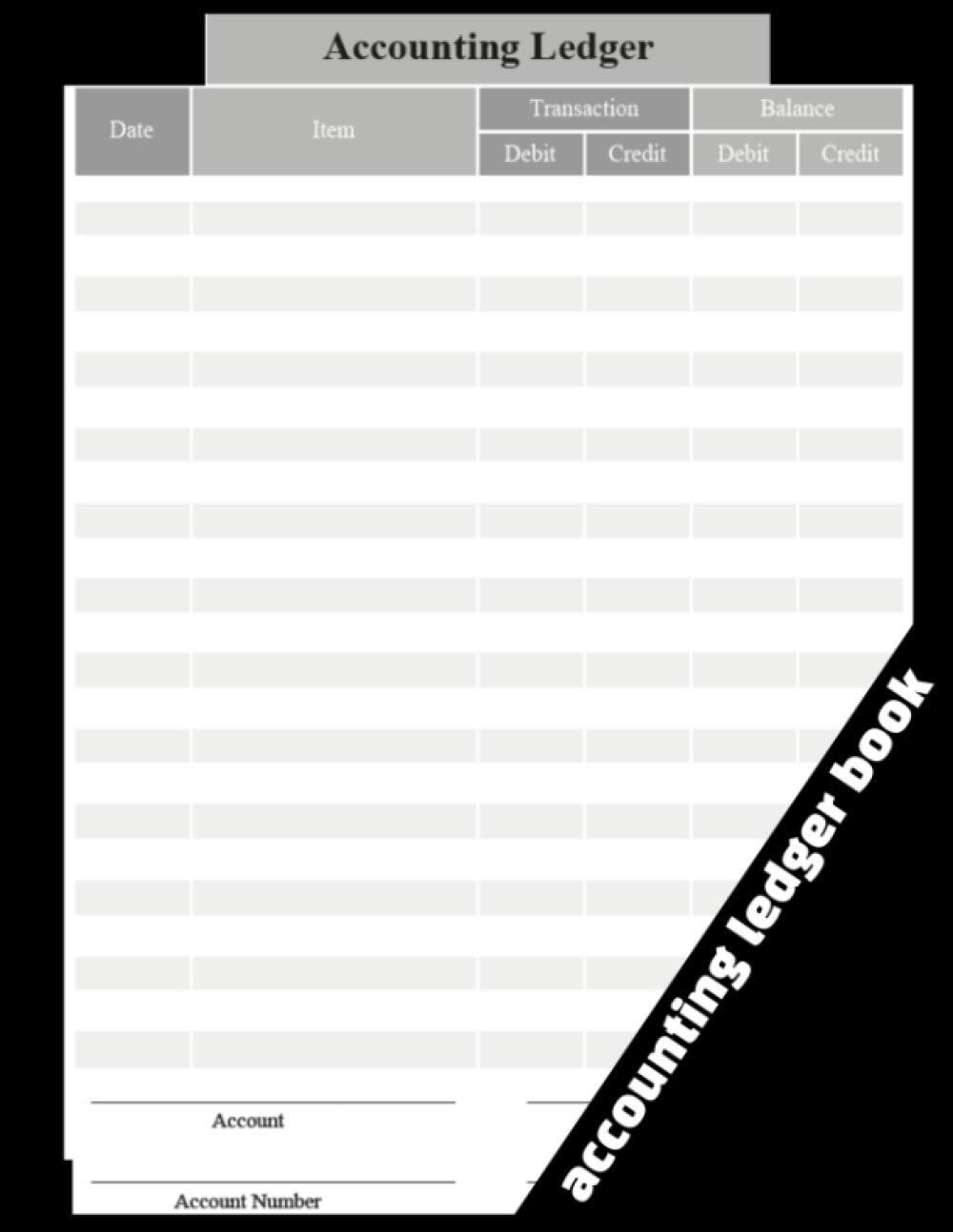 Accounting Ledger Book: Book Keeping Log for Small Business | Simple ...