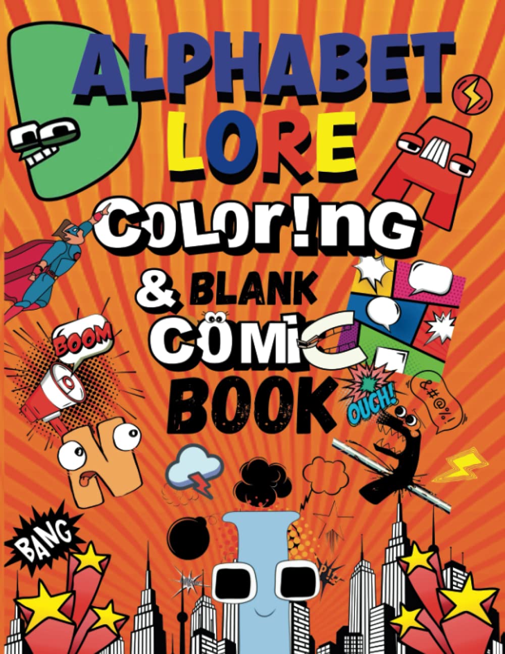 Alphabet Lore Coloring Book: Over 140 Pages With All Characters to ...