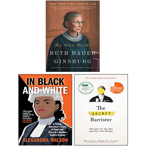 My Own Words By Ruth Bader Ginsburg, In Black and White By Alexandra ...