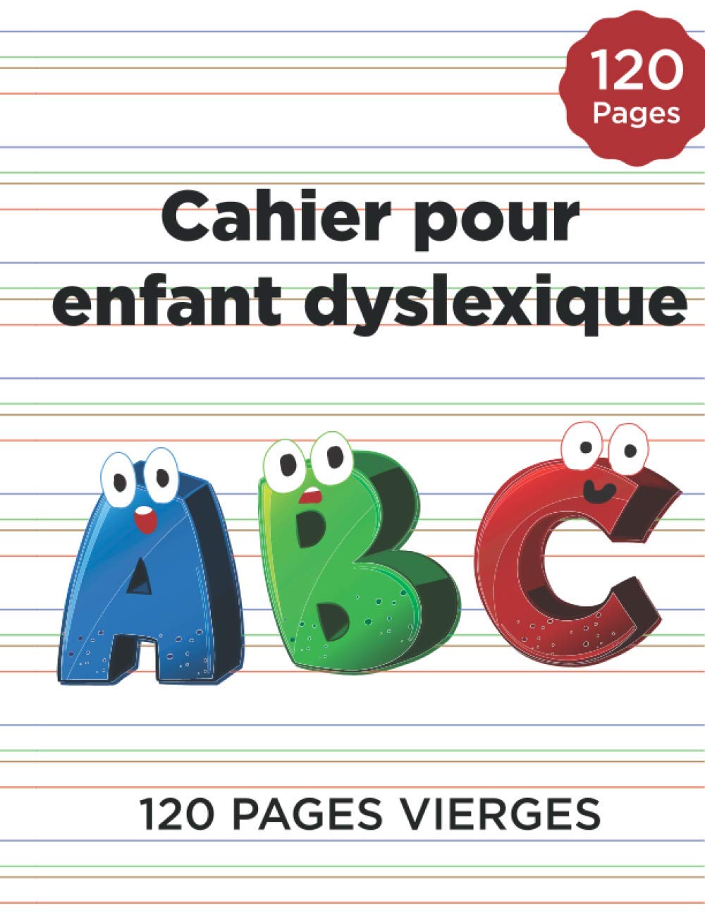 Cahier pour enfant dyslexique pour apprendre à écrire l'alphabet ...