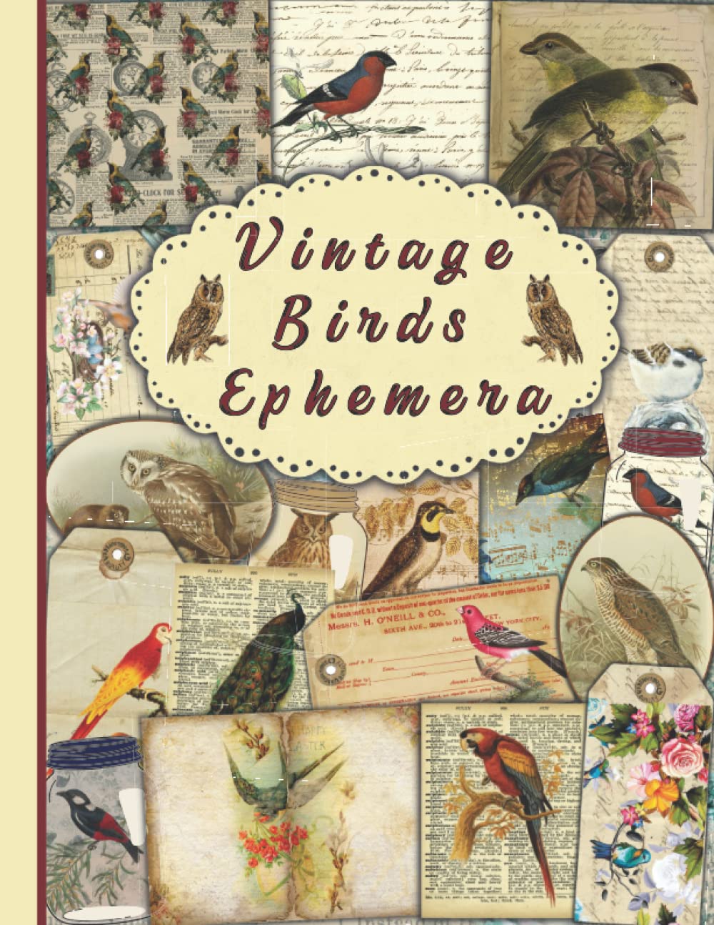 Vintage Birds Ephemera: A Vintage Birds Themed Collection of Authentic ...