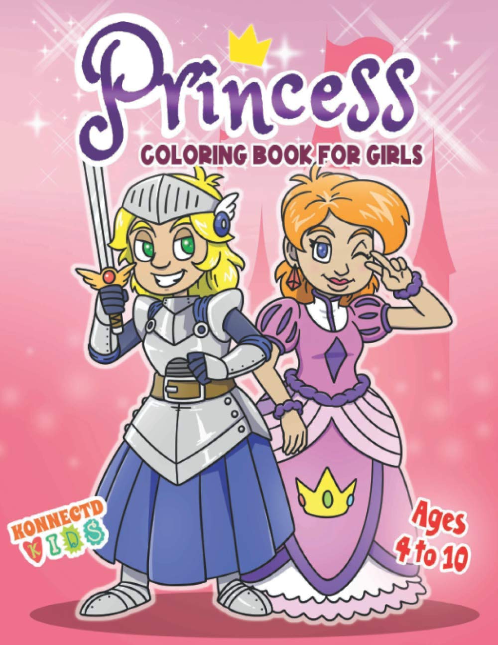 Princess Coloring Book for Girls: Confident, Brave, Beautiful ...
