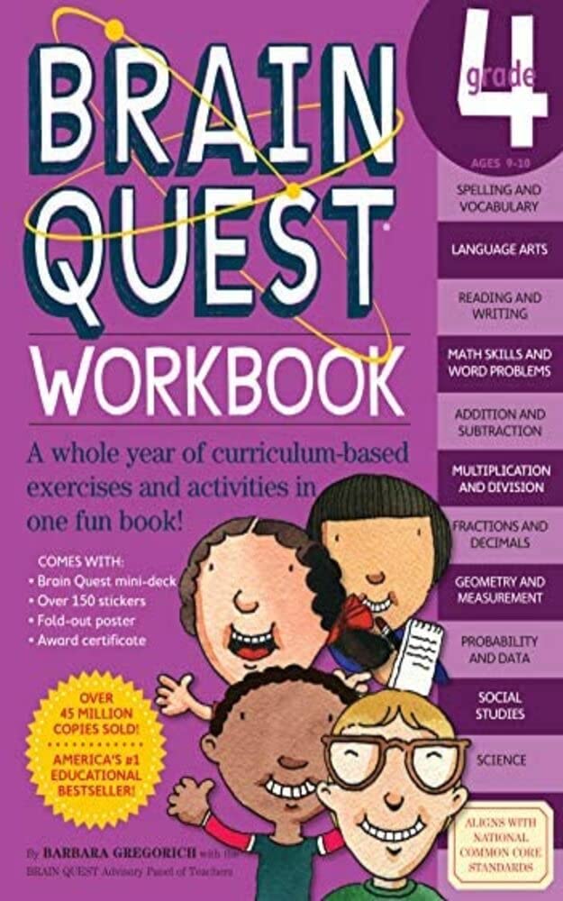 Brain Quest Workbook: Grade 4 by Barbara Gregorich | Goodreads