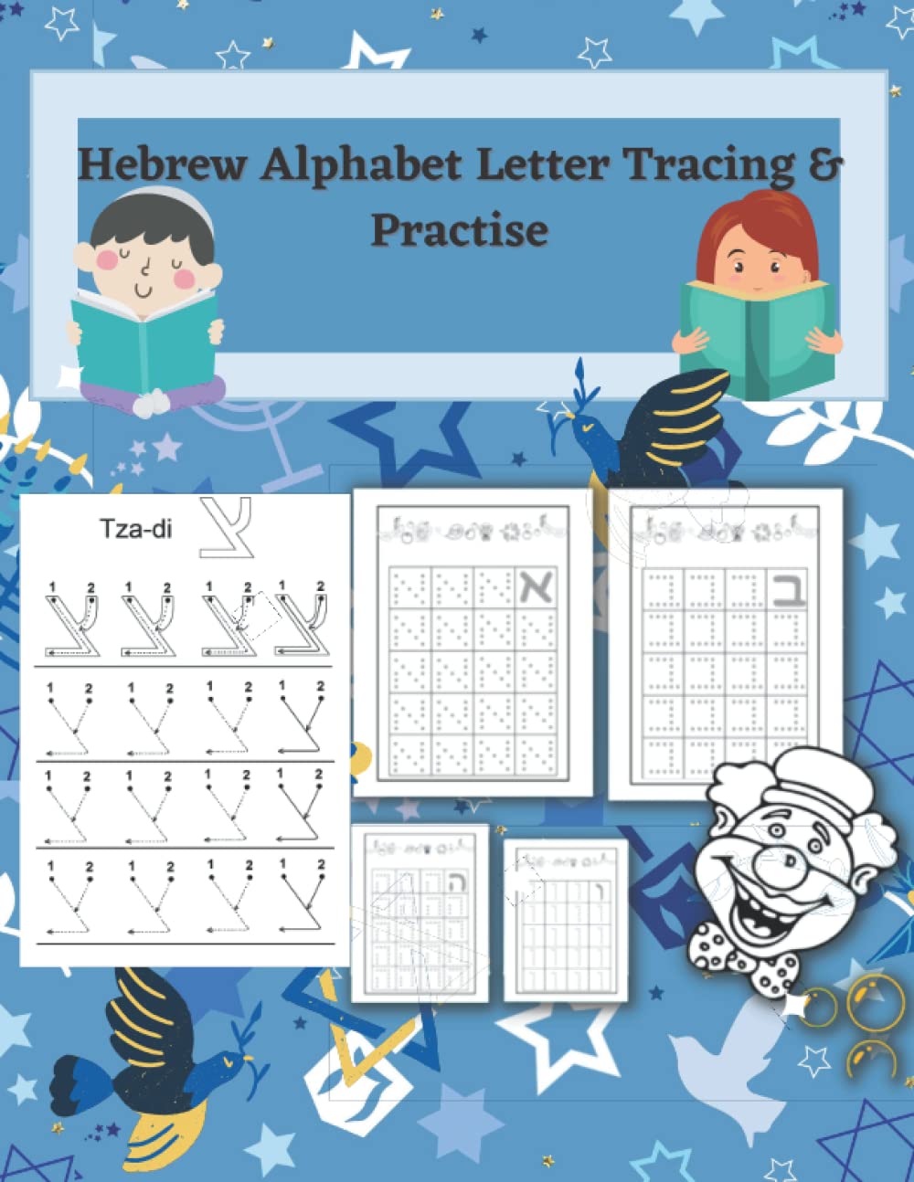 Alef Bet Tracing and Practice: Learn to write Hebrew Alphabet Letters ...