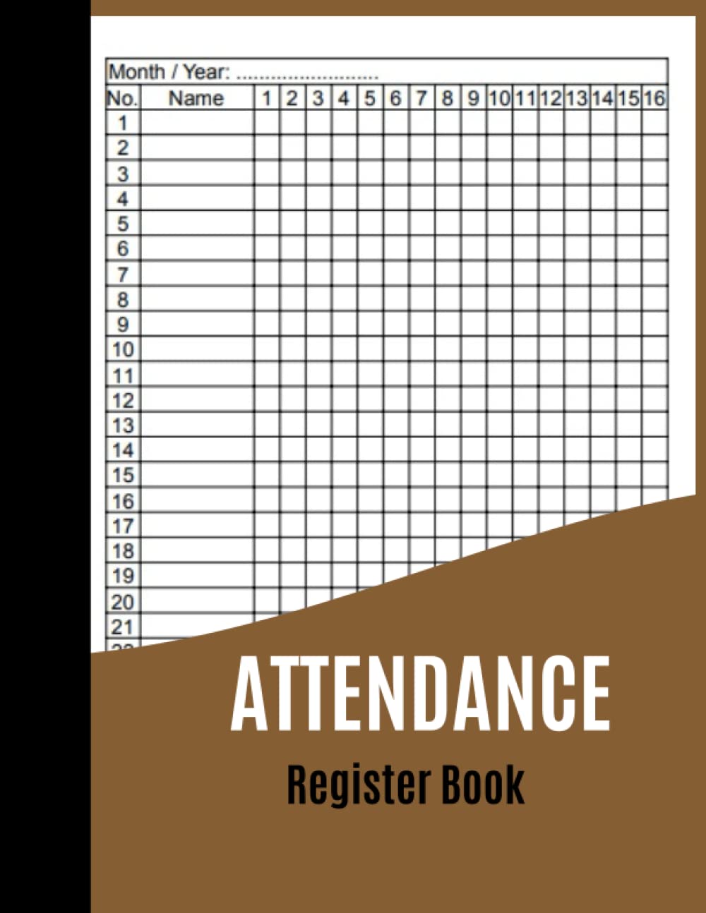 Attendance Register Book: Daily Attendance Log Book by Elin Black ...