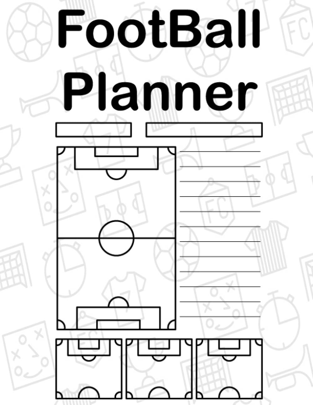 Football Planner for Trainer: Football (soccer) Coaching planner ...