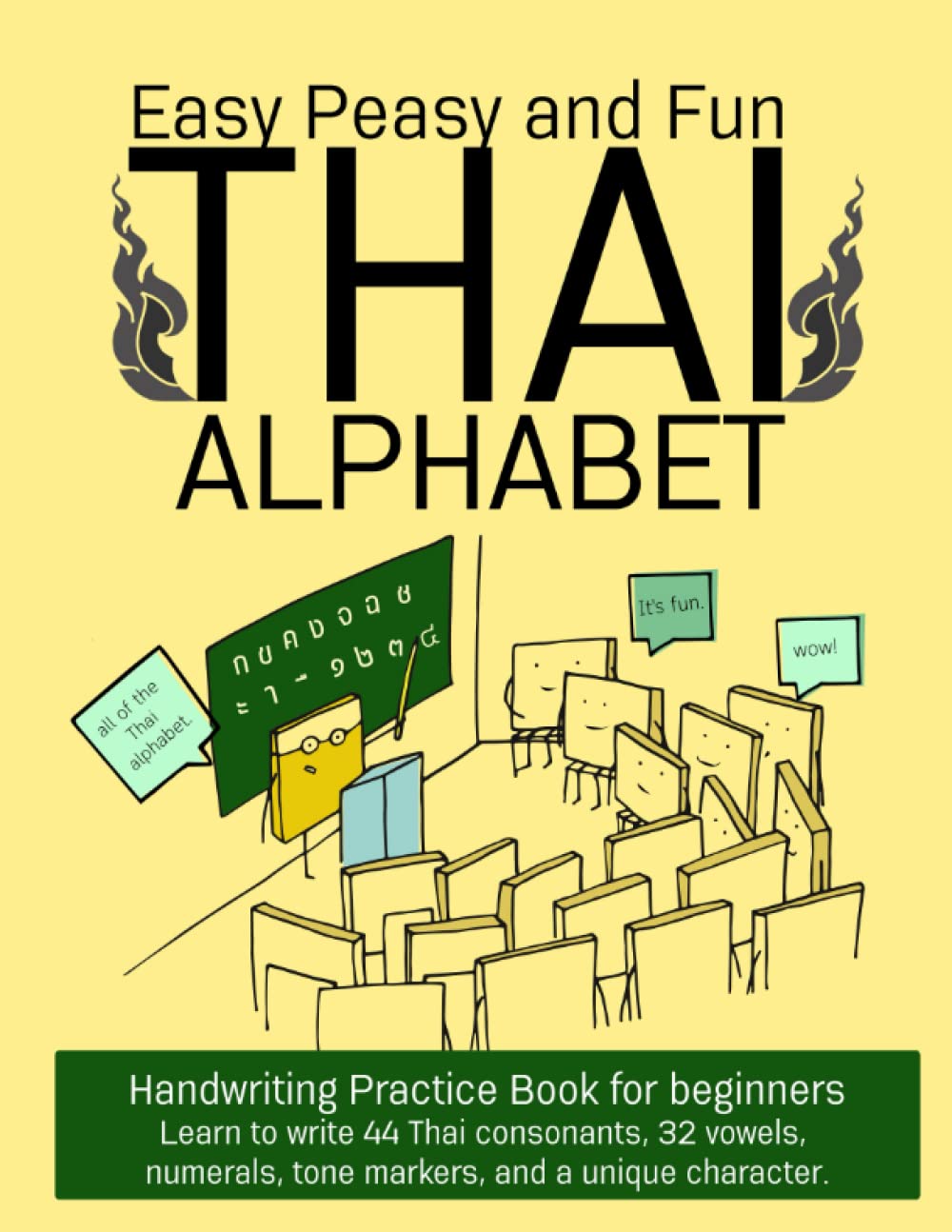 Easy Peasy and Fun Thai Alphabet: Handwriting Practice Book for ...
