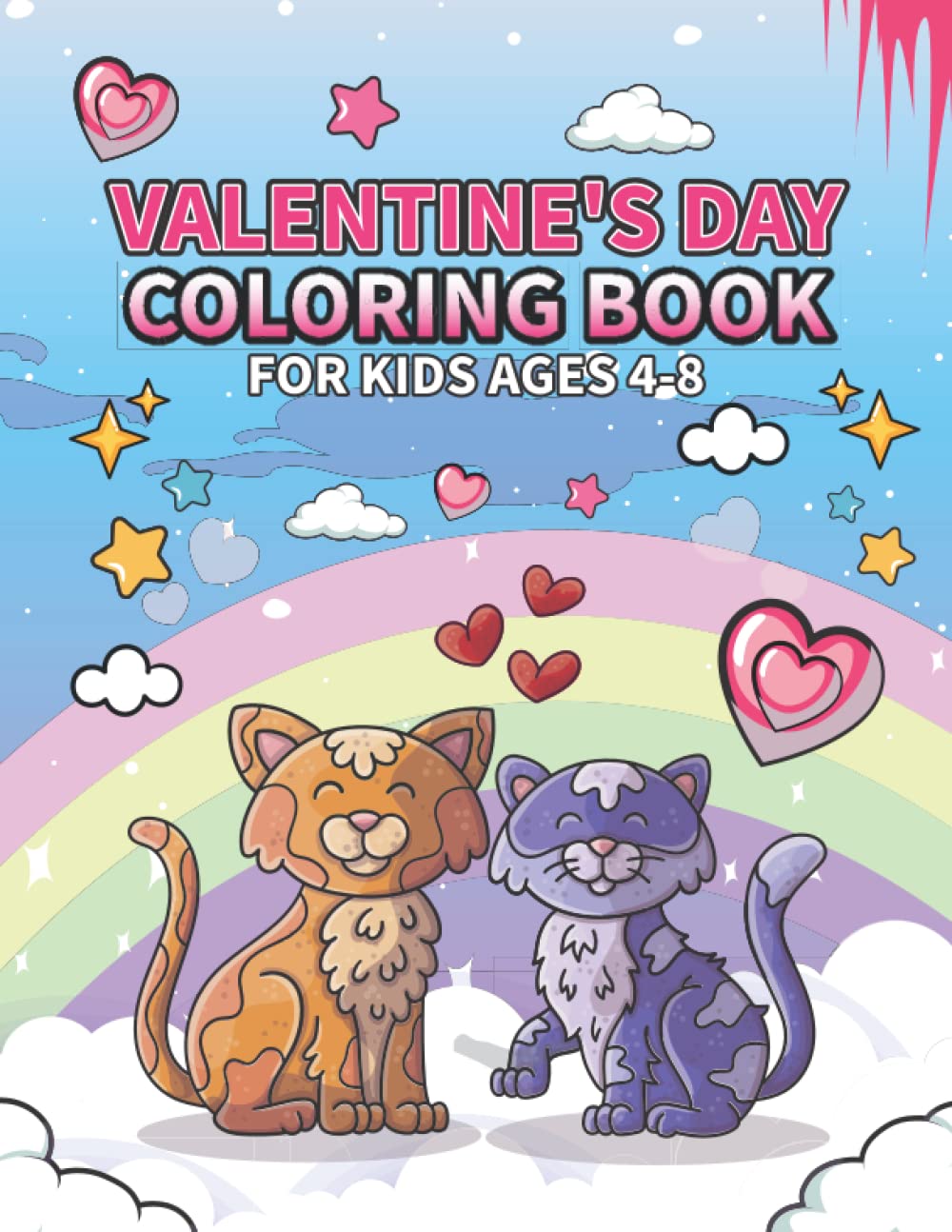 Valentine's Day Coloring Book for Kids - Filled with big images of ...