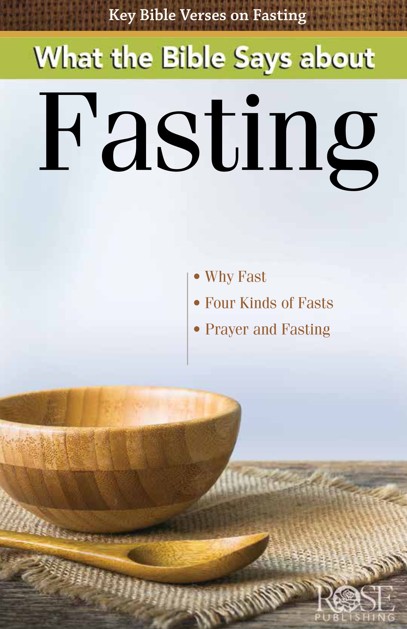 What The Bible Says About Fasting - Pack of 5 Pamphlets by Rose ...