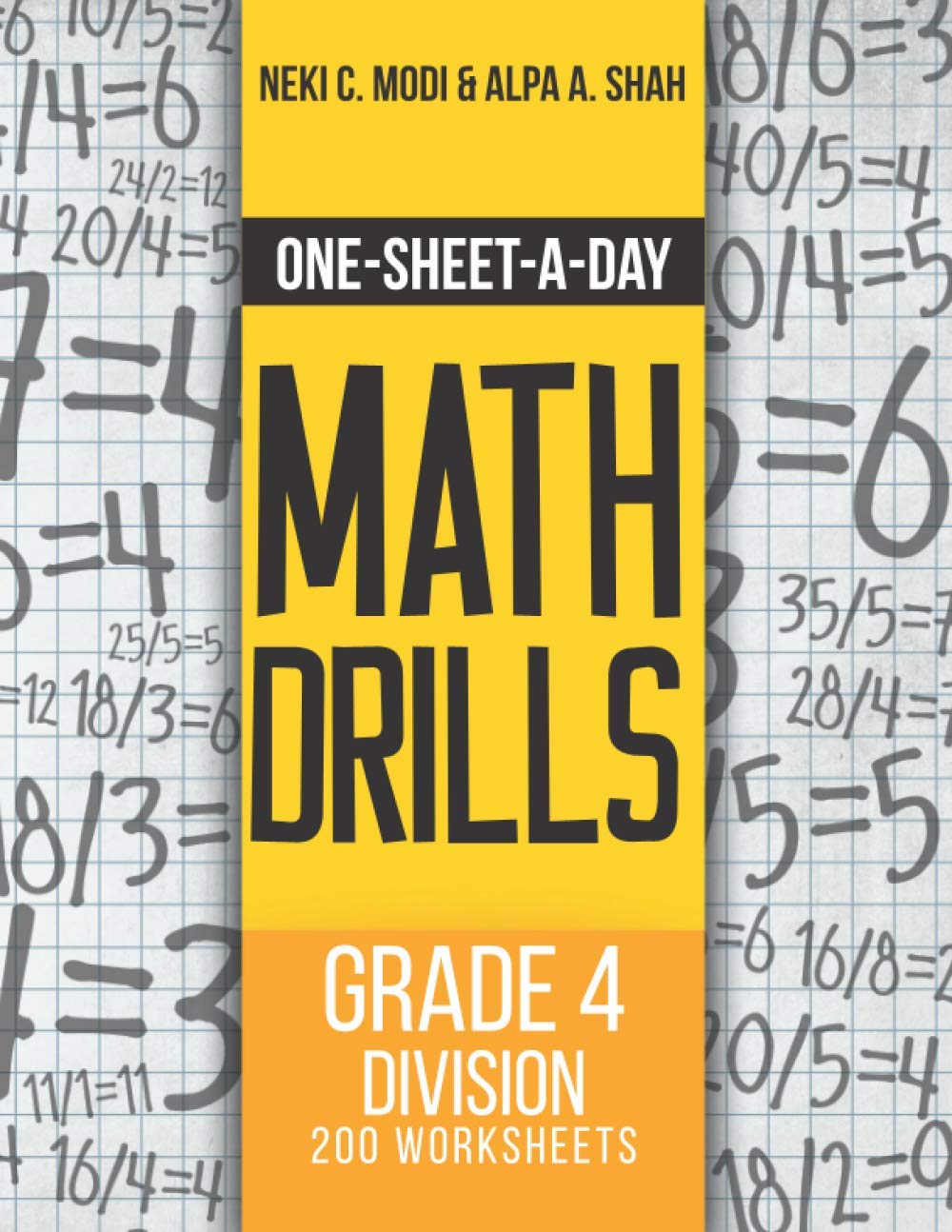 One Sheet A Day Math Drills Grade 4 Division 200 Worksheets By Neki one-sheet-a-day-math-drills-grade-4-division-200-worksheets-by-neki